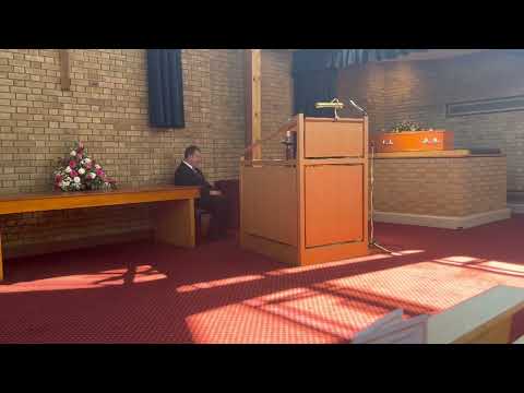 The funeral of Darryl Johnson