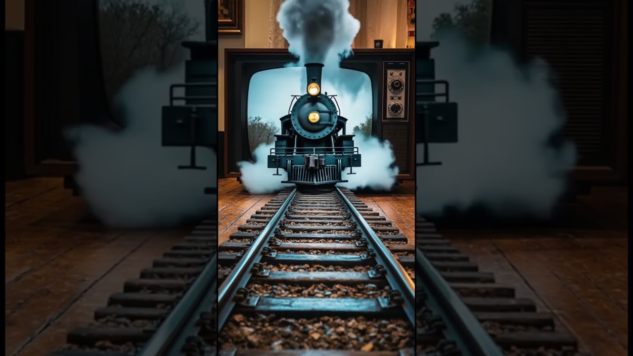 Ai train coming on Platform Luma ai Ray2 #ray2 #ai #lumaai #dreammachine #train