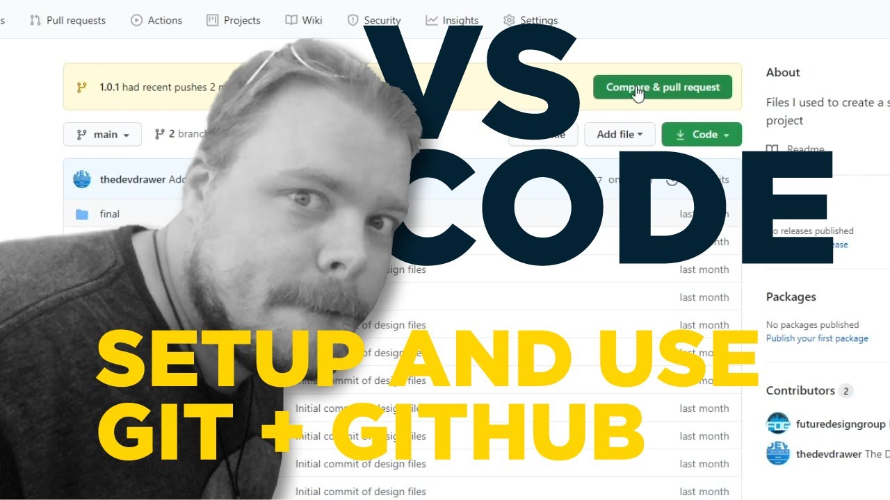Setup and Use Git + GItHub with VS Code - #42