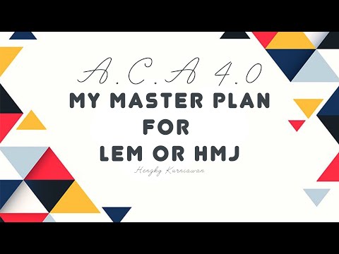 Master Plan 2021 | Hengky Kurniawan - 20423034