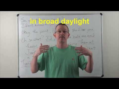 Learn English: Daily Easy English 0866: in broad daylight