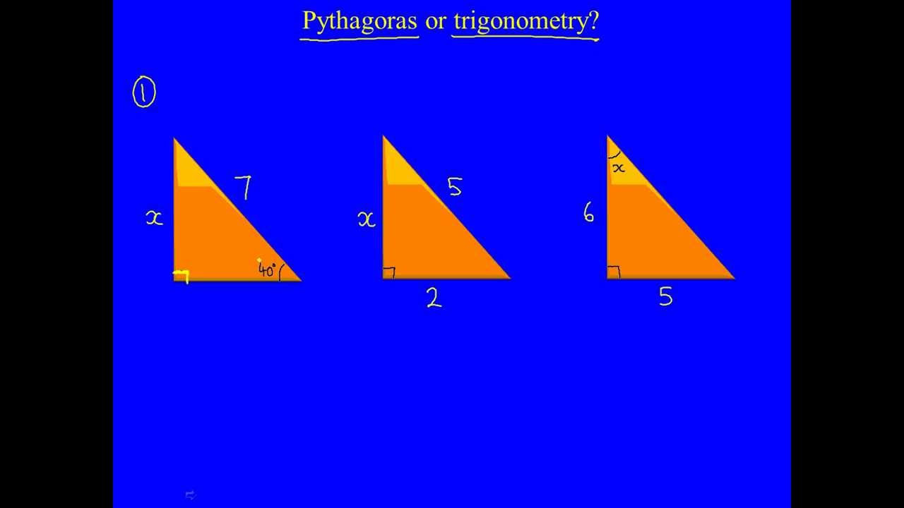 Pythagoras & Trigonometry Revision Mathscast