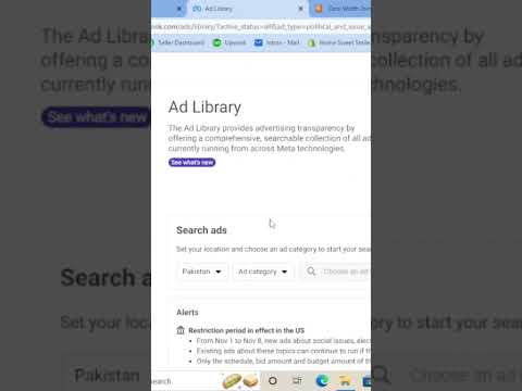 Facebook Ad Library #shorts #youtubeshort