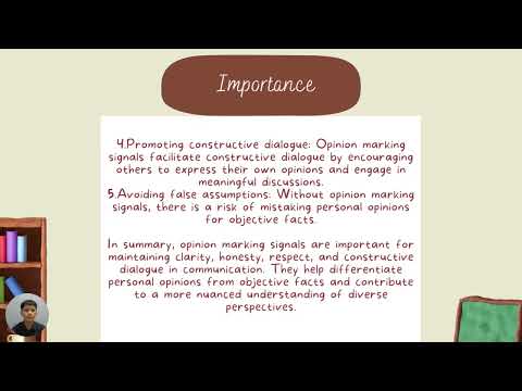 Opinion Marking Signals (Video Presentation for Grade 8)