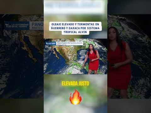 El primer ciclón tropical está por formarse en el Pacífico | Alvin