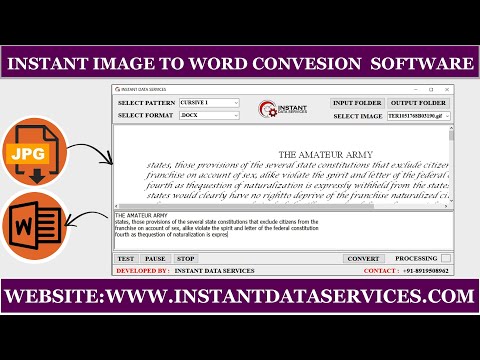 How to Download Jpg to Word Conversion App | MS Word Document Conversion Software