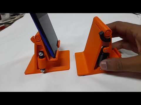 STL file Adjustable Cell Phone Holder 📞・Model to download and 3D print ...