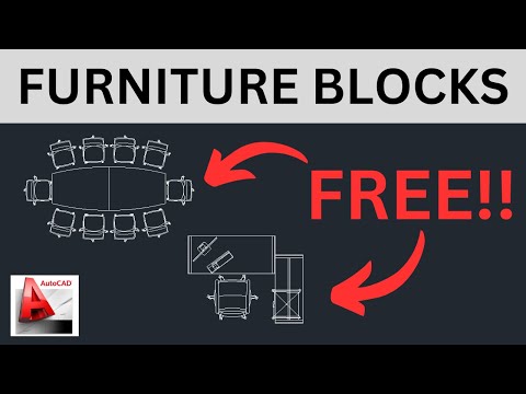 FREE Furniture CAD Blocks - AutoCAD