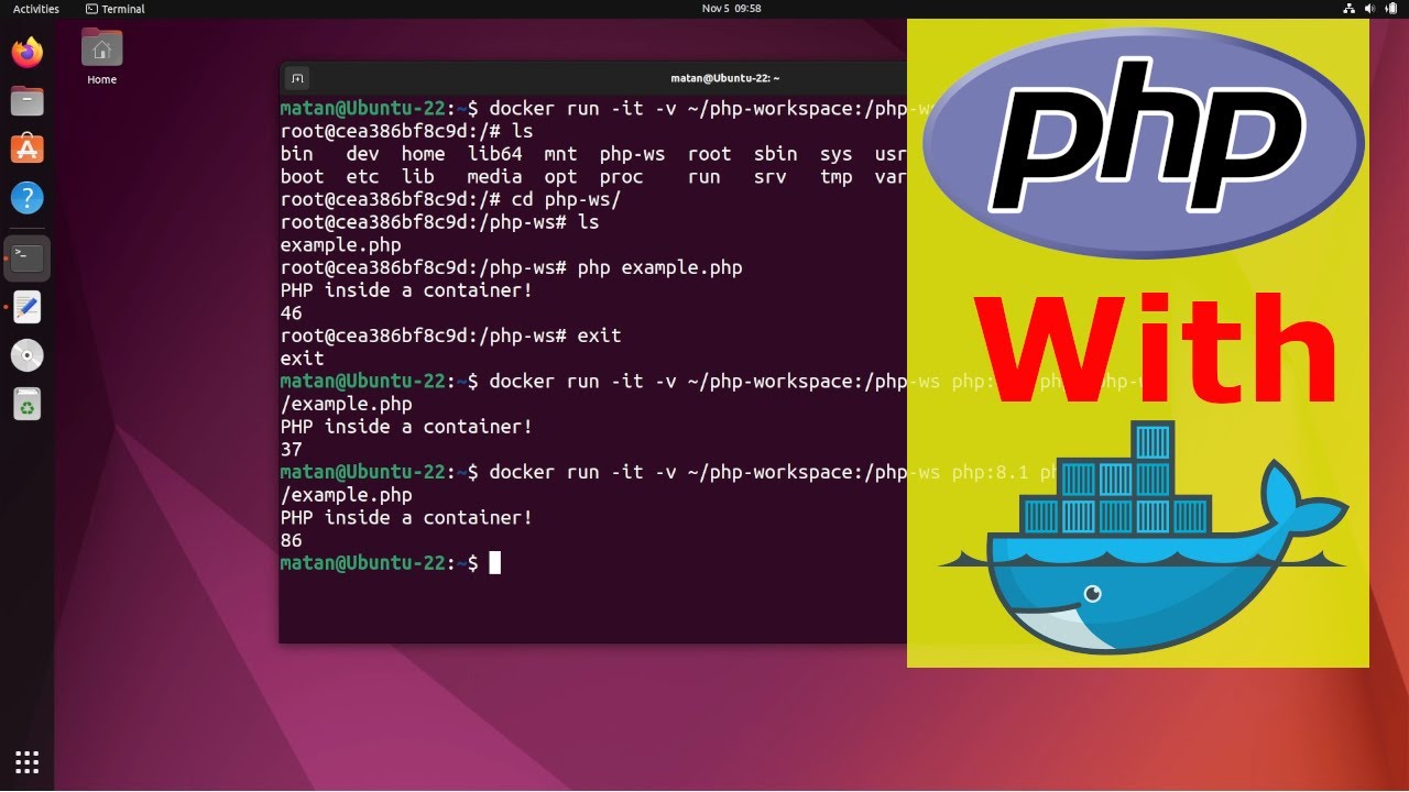 Running PHP in Docker containers