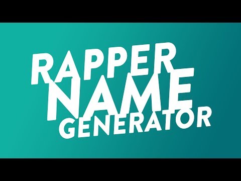 Rapper Name Generator