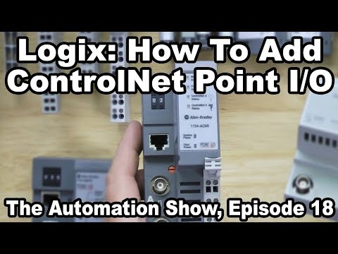 Add ControlNet Point I/O to a ControlLogix system