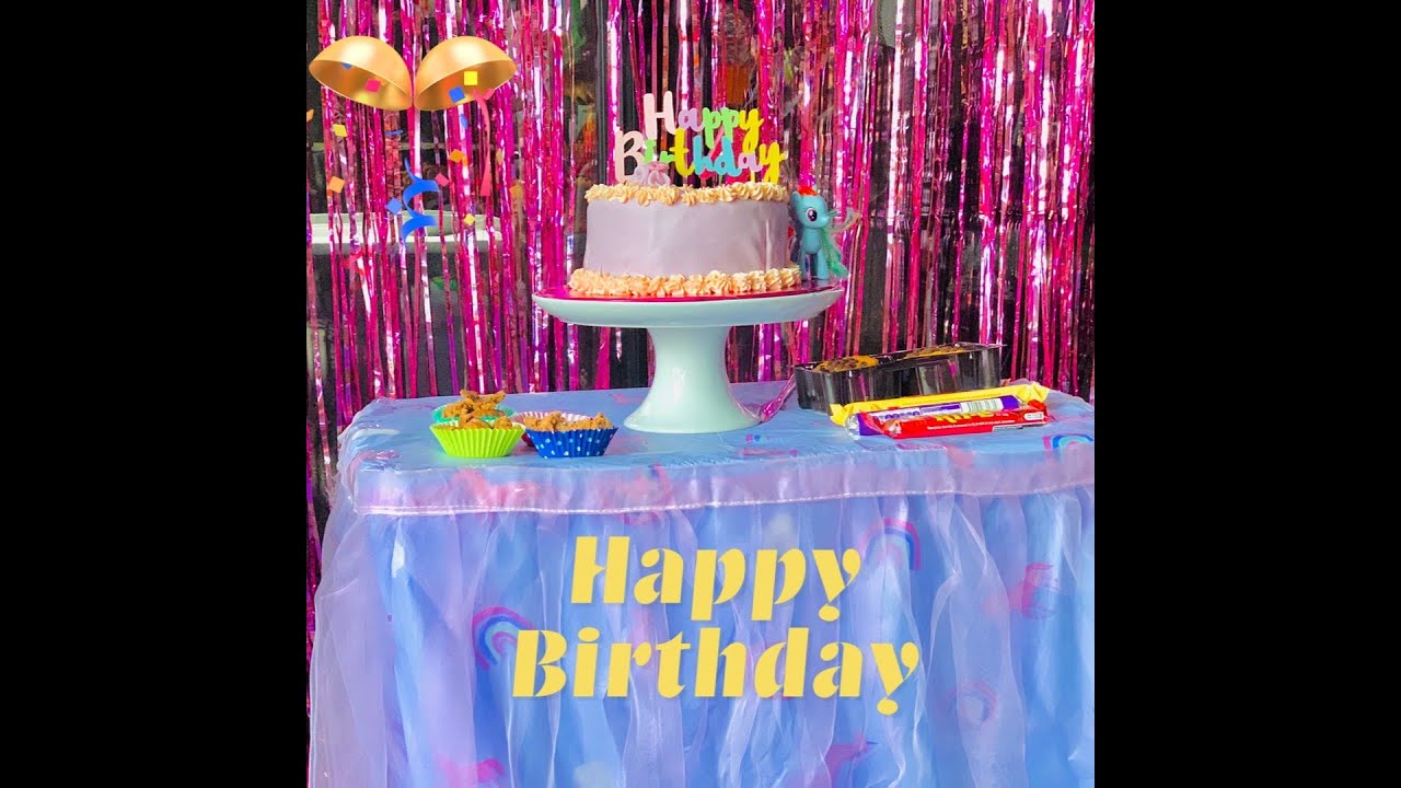 Kids birthday decoration ideas, lockdown birthday ideas #simplebirthdaydecorations