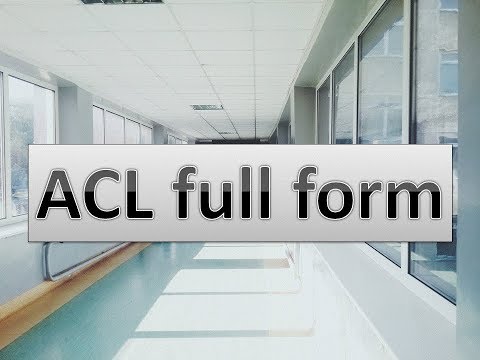 Full form of ACL
