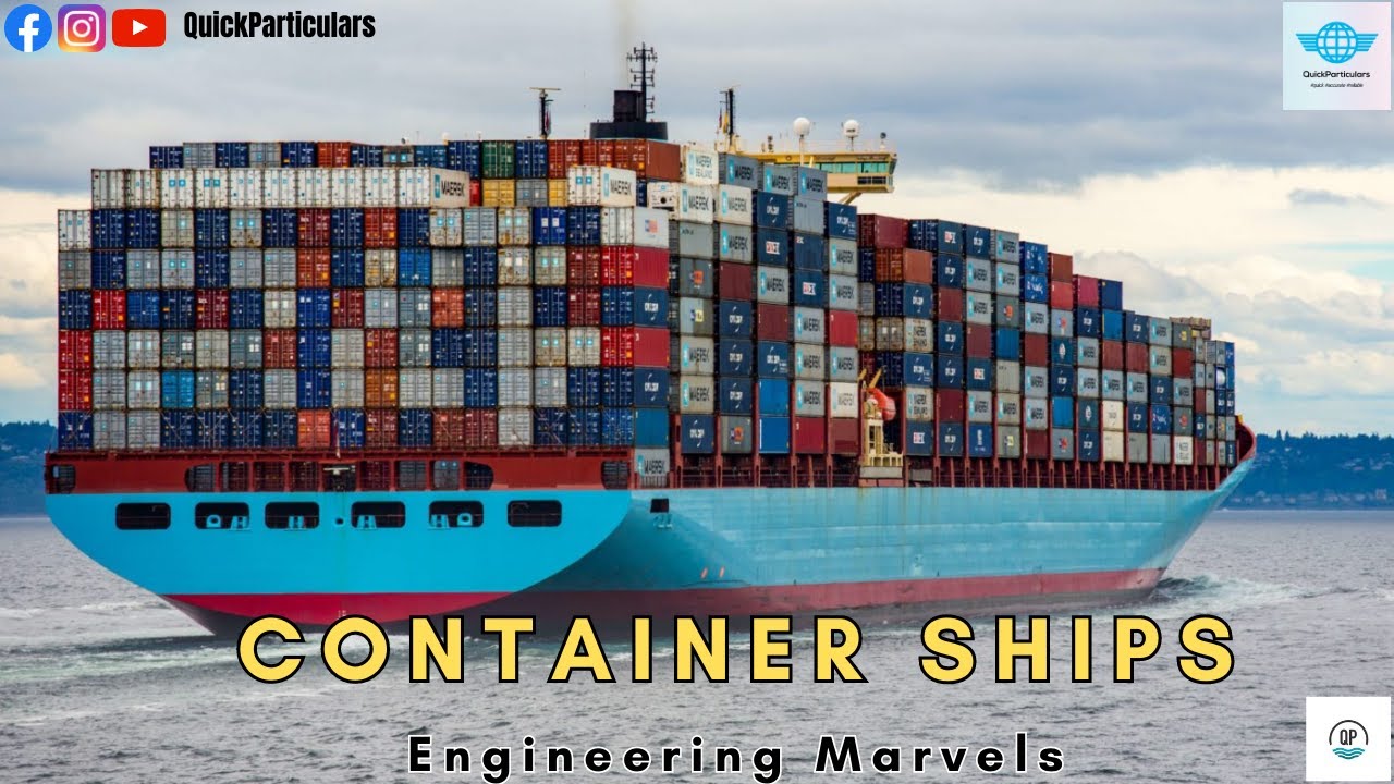 Container Ships: The Engineering Behind Efficient Global Trade #shipping #trade #sea #transport