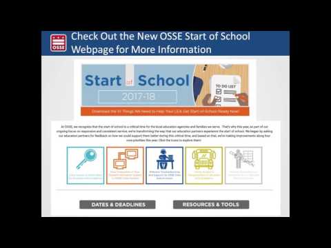 May 2017 LEA Special Education Point of Contact Webinar