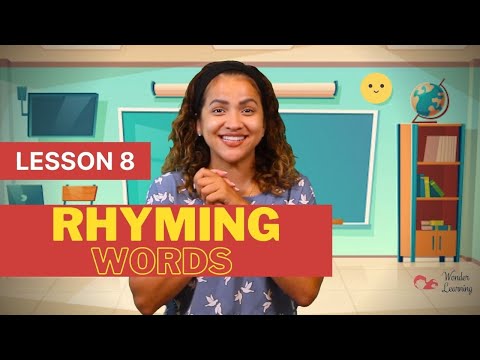 Lesson 8 Rhyming Words