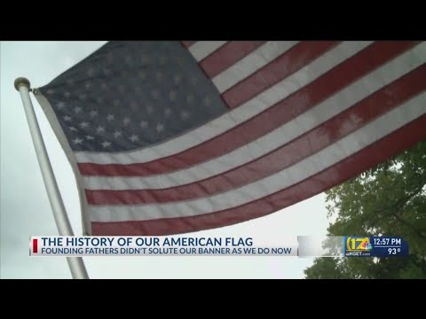 History of American flag and founding fathers