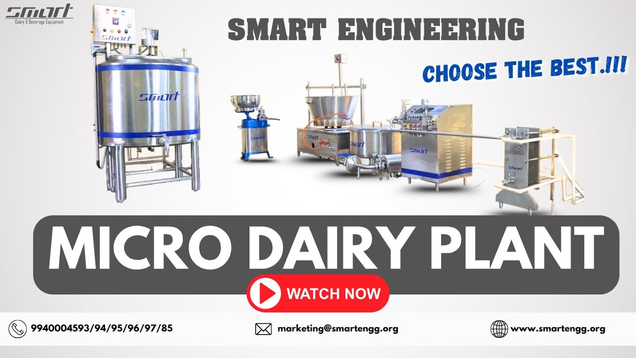 Micro Dairy Plant | Smart Engineering #milk #cream #butter #dairy #today #business #foryou #ghee