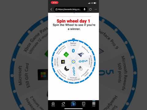 Microsoft rewards spin wheel #microsoft #microsoftrewards #wheelspins #wheelspin