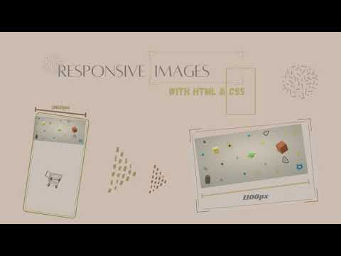 Responsive images with HTML (img tag - srcset,sizes) and CSS (media queries)