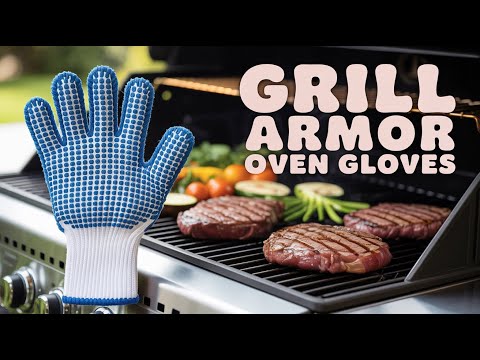 Cooking, baking and grilling is safe and easy with the Grill Armor Oven Gloves!