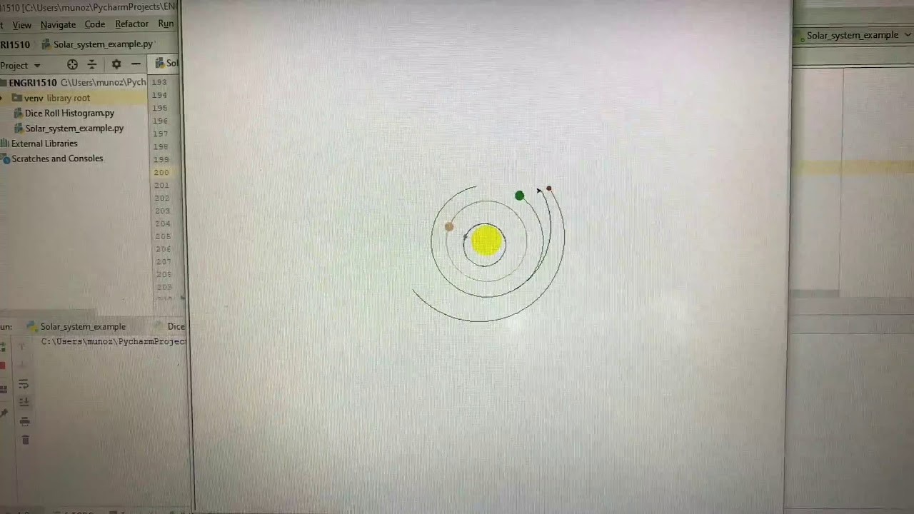 Model Rocket Launch from Earth to Map in Python