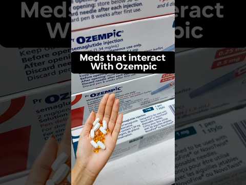 Ozempic and Synthroid Drug Interaction. #pharmacist #ozempic #synthroid