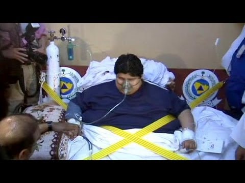 Saudi-Arabien: 610-Kilo-Mann aus Wohnung befreit