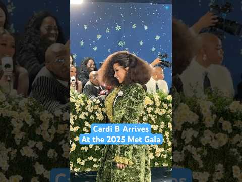 Cardi B Arrives At the 2025 Met Gala | Billboard #Shorts