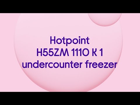 Hotpoint H55ZM 1110 K 1 Undercounter Freezer - Black - Quick Look