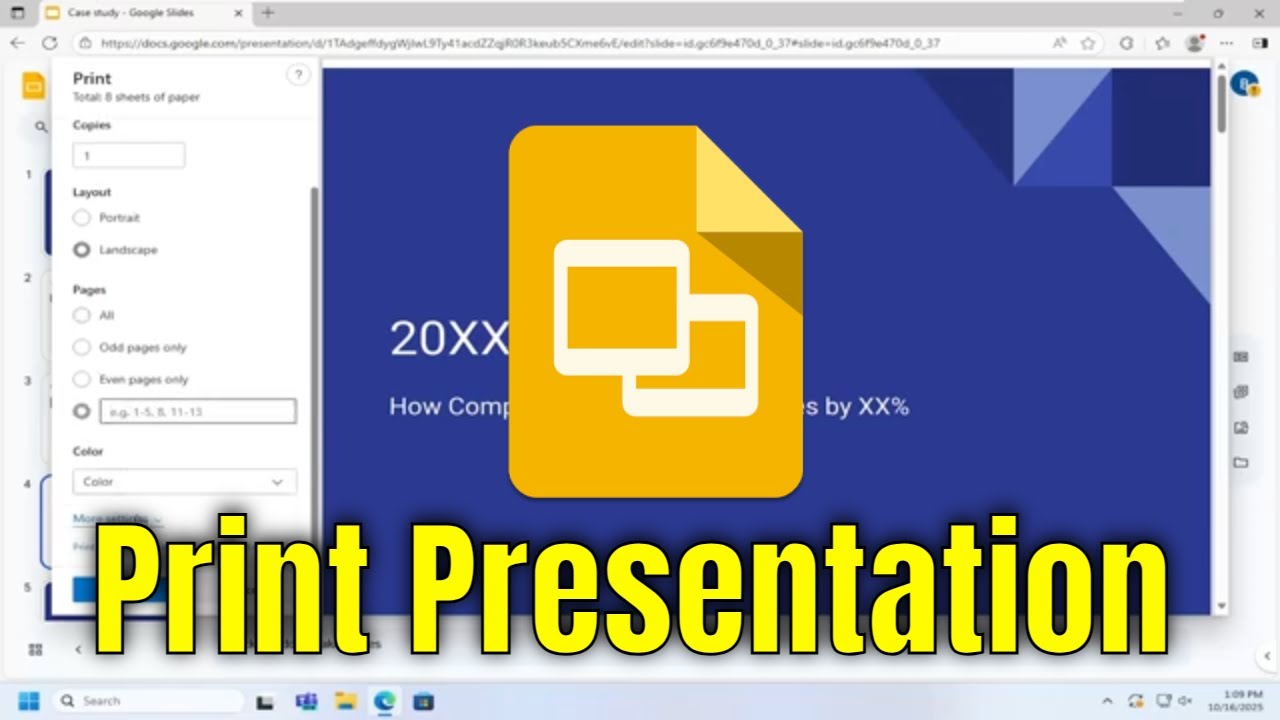 How To Print Google Slide Presentation [Guide]