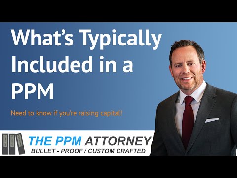 What's Typically Included in a PPM