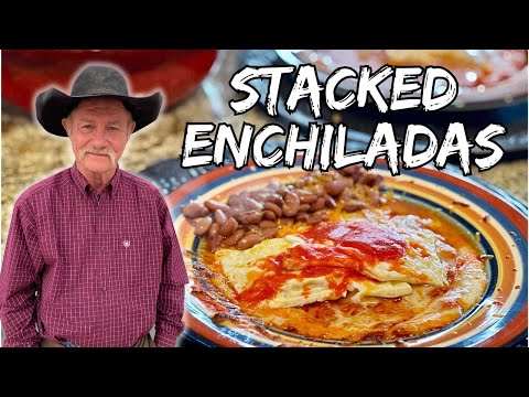 Authentic New Mexico Stacked Enchiladas Right From the Hatch Valley!