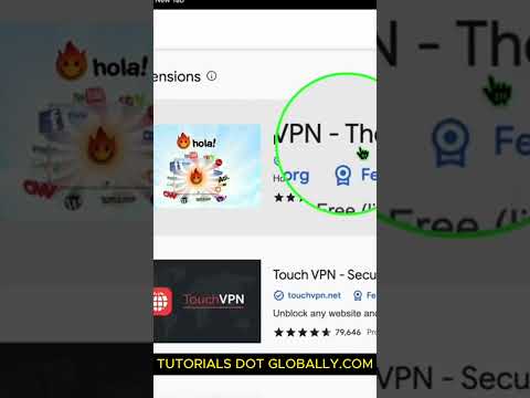 Install Vpn for Free in Google Chrome Browser.