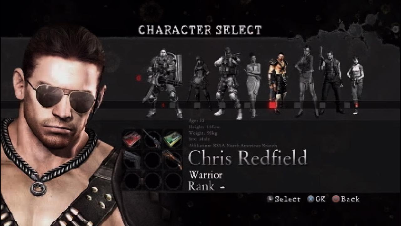 RE5 Chris (Warrior) Mercenaries B rank.