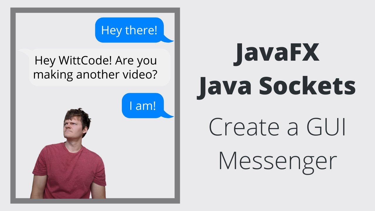 JavaFX and Java Sockets - Client Server Messenger