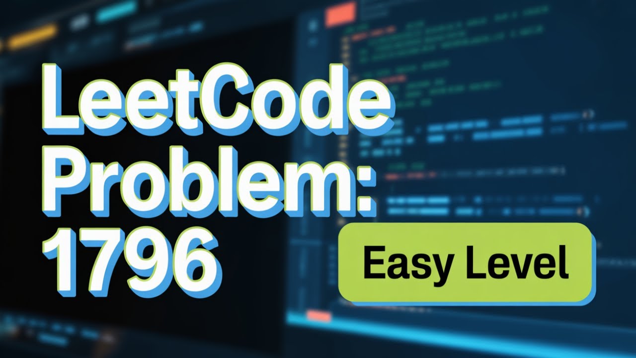 🔥 Easy Leetcode Problem 1796 | Second Largest Digit in a String