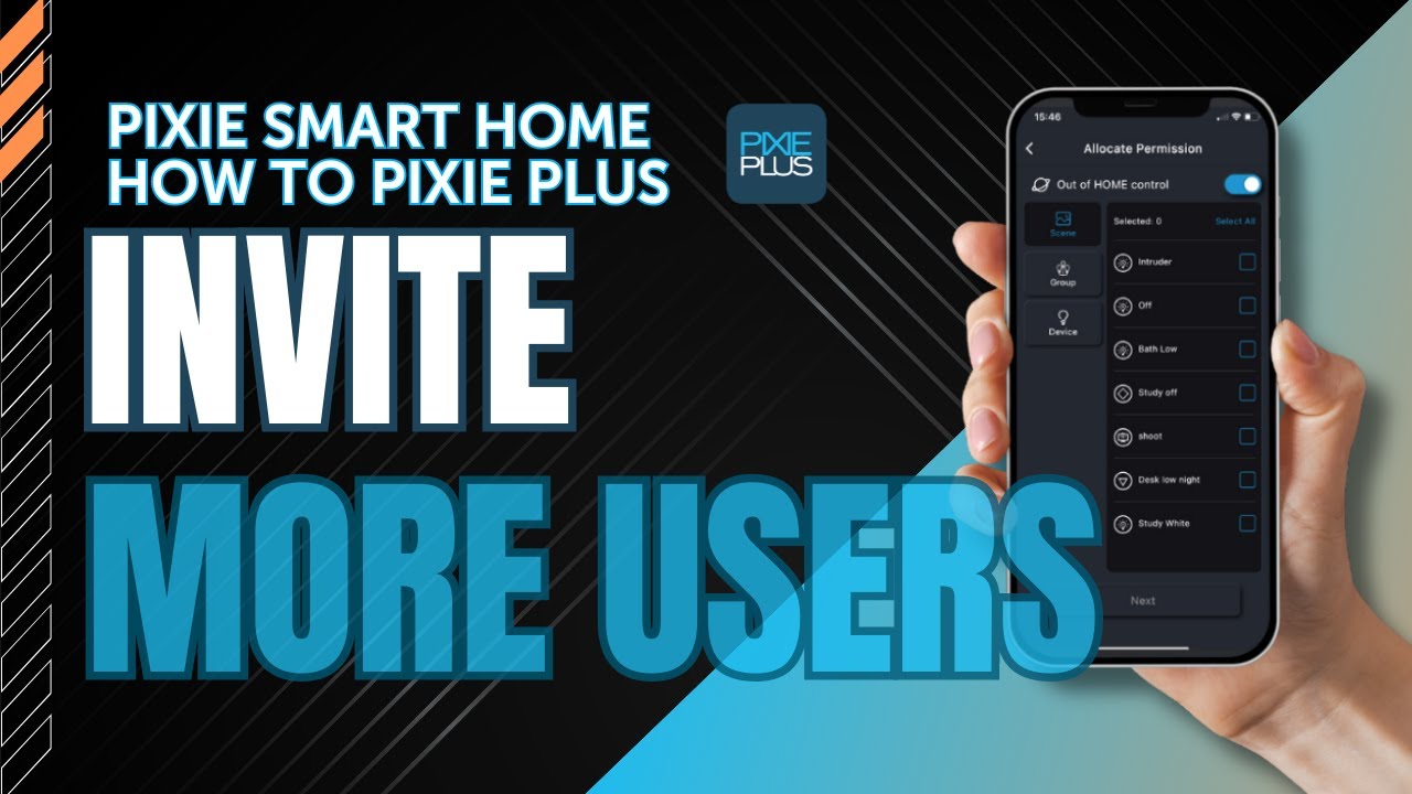 How to Give Control of Your PIXIE PLUS Home to Others