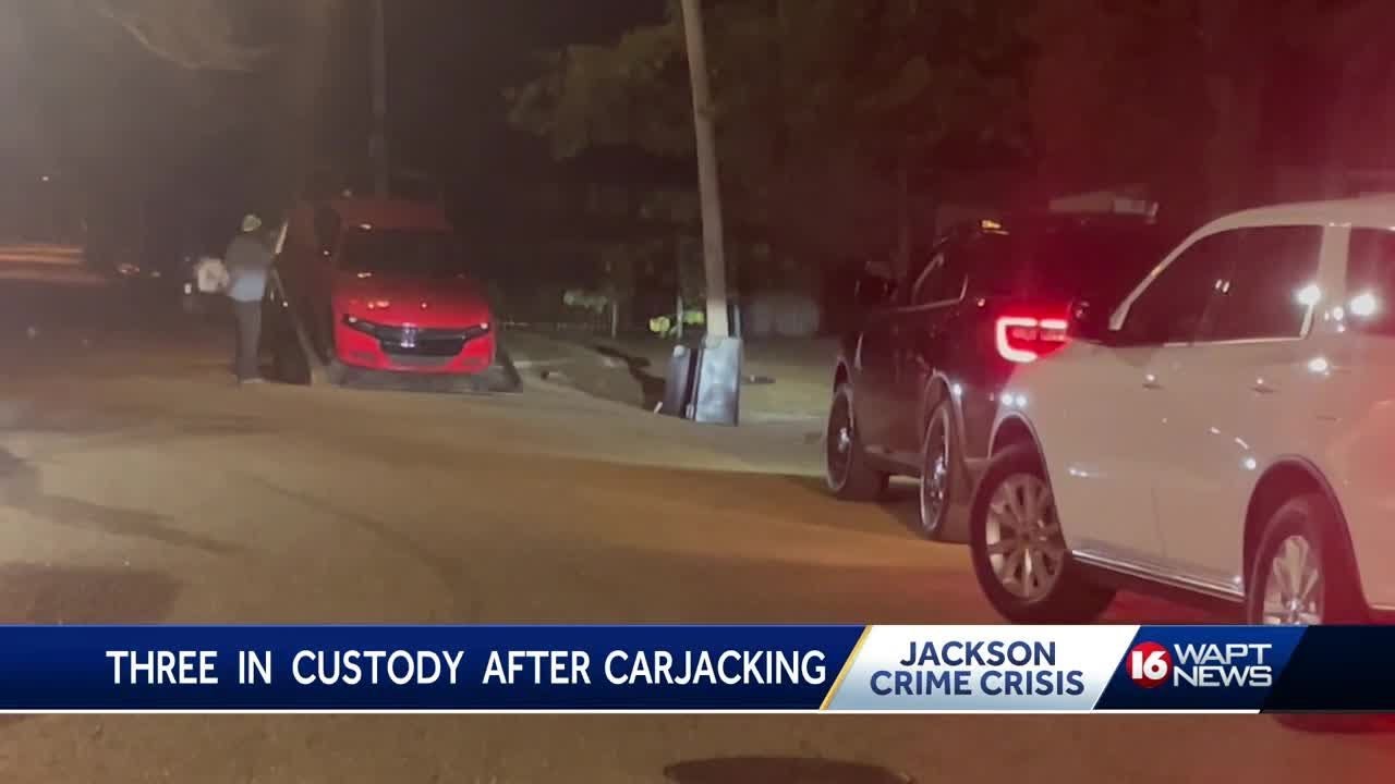 3 charged in Jackson carjacking