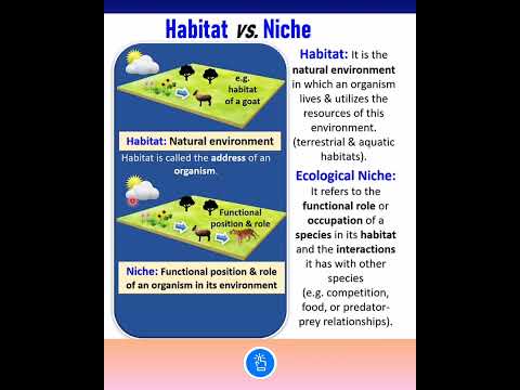 Difference between Habitat and Niche | Ecological Niche | KVS PGT BIOLOGY