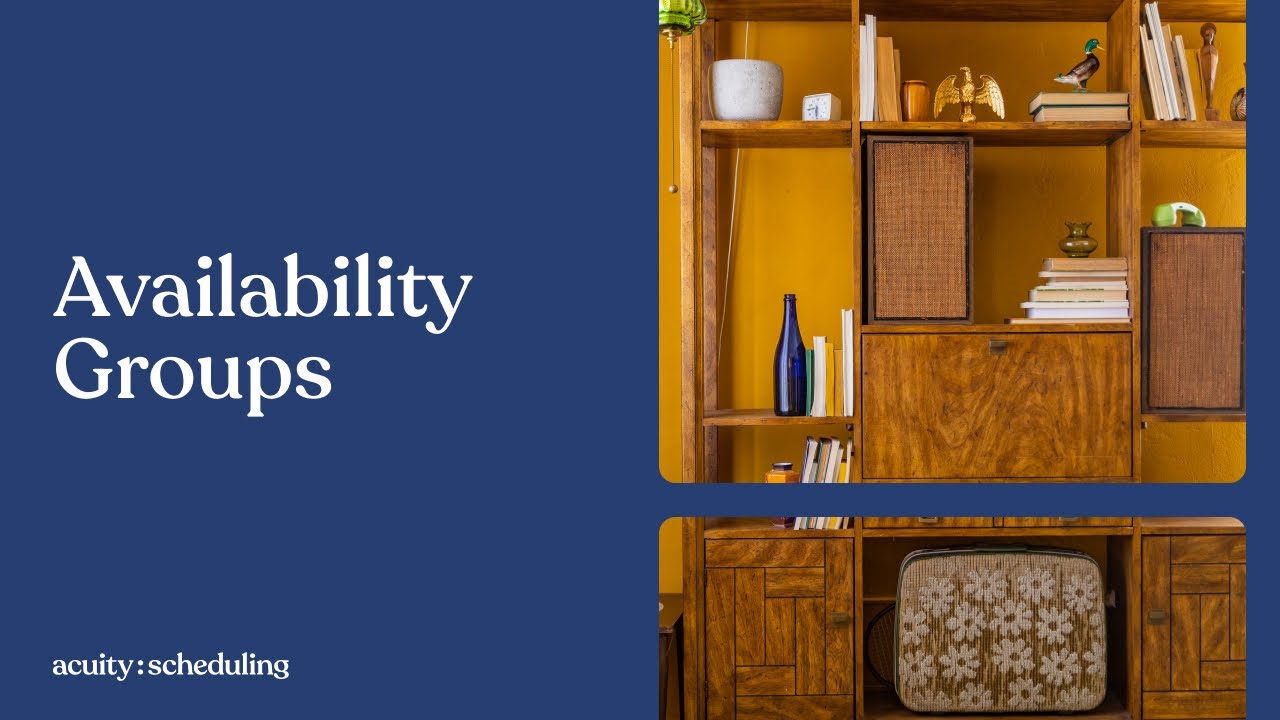 Availability Groups | Acuity Scheduling Tutorial