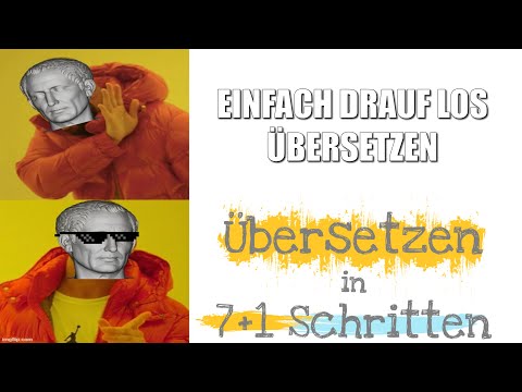 Latein ÜBERSETZEN lernen 💡 Der ultimative Leitfaden (7+1 Schritte) ✅
