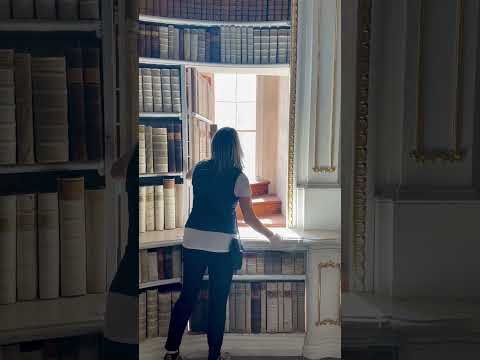 A little secret staircase at Admont Abbey Library