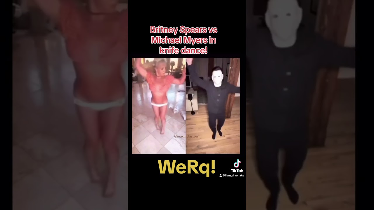 Britney Spears versus Michael Myers in epic knife dance!