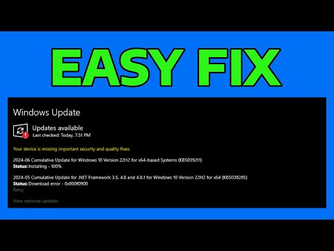 How To Fix Windows Update Error 0x800f0900