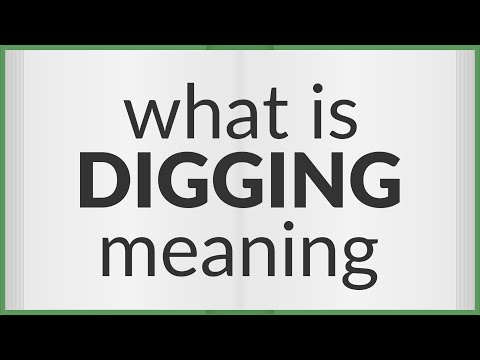 Digging | meaning of Digging