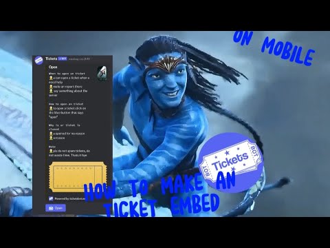 How To Make An Ticket Embed/Message/Channel‼️ | On Mobile Discord