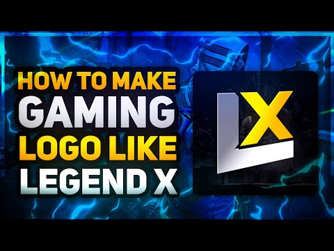 How To Make Gaming logo like Legend X || legend x logo tutorial in Hindi || jay edits