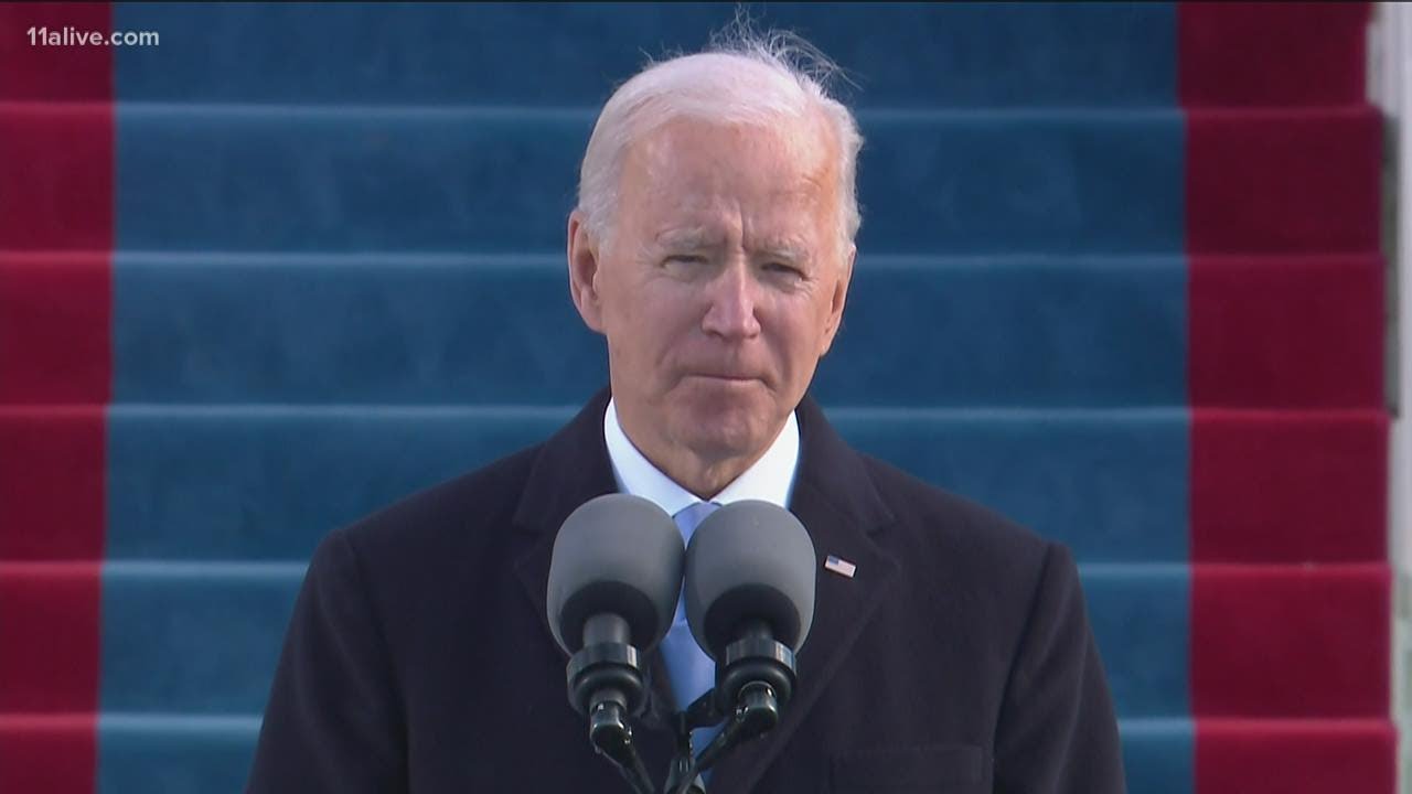 President Biden calls for unity in Inauguration speech