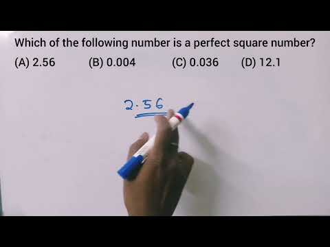Which of the following number is a perfect square number?